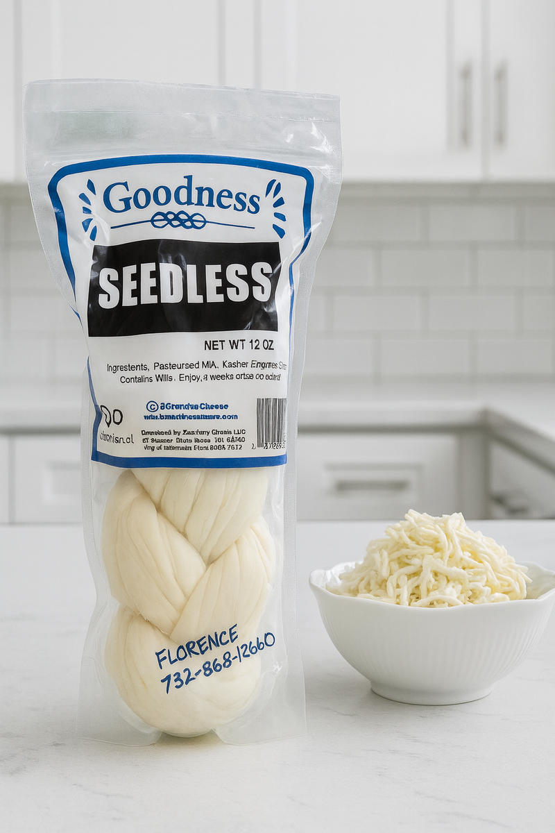 Kosher Chalav Yisrael Handmade Olive String Cheese – Grandma's Cheese